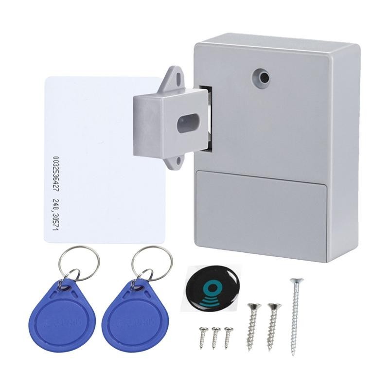 ♦Electronic Cabinet Lock DIY Smart Cabinet Lock With Slide Latch Lock ...