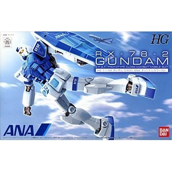 BANDAI [ANA limited] HG 1/144 RX-78-2 Gundam Ver.G30th ANA original color Ver. 《Plastic model ...