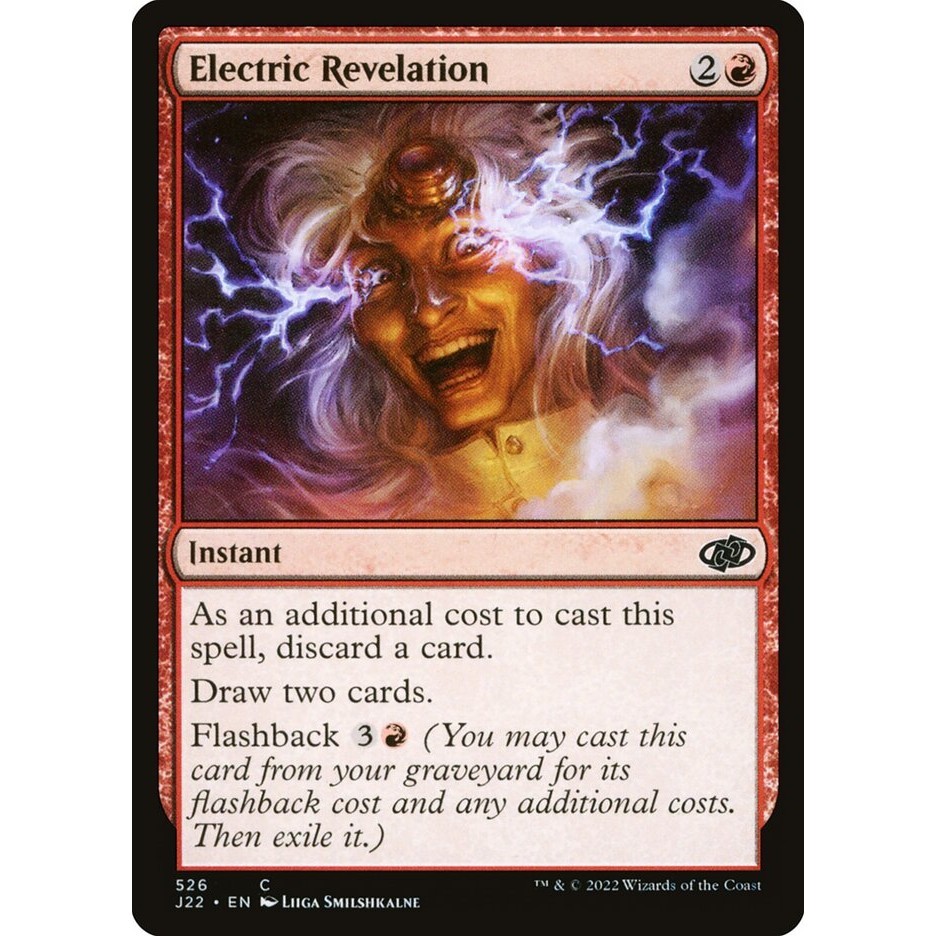 Electric Revelation Jumpstart 2022 j22 common MTG Magic the Gathering ...