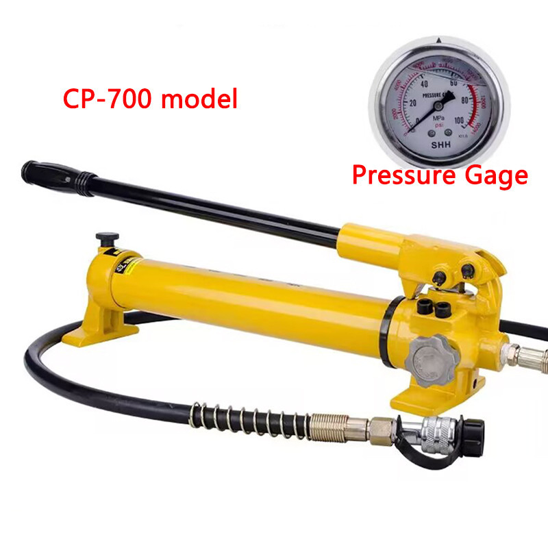 ~Ultra High pressure Hydraulic Manual Pump CP-700 Portable Manual hydraulic pump Electric oil ...