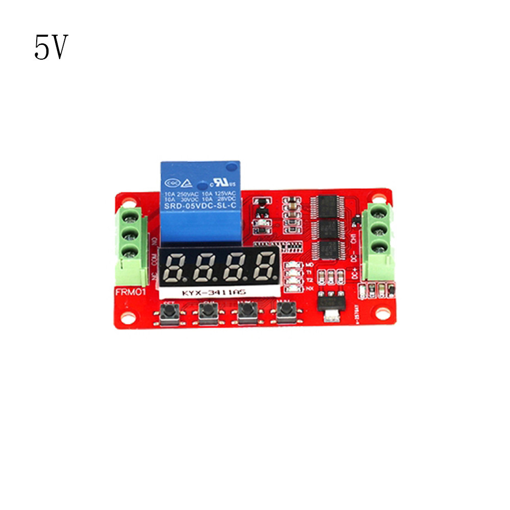 【DC 5V 12V 24V 1 Channel Relay Module FRM01 Multifunction Relay Loop Delay Relay Cycle Timer ...