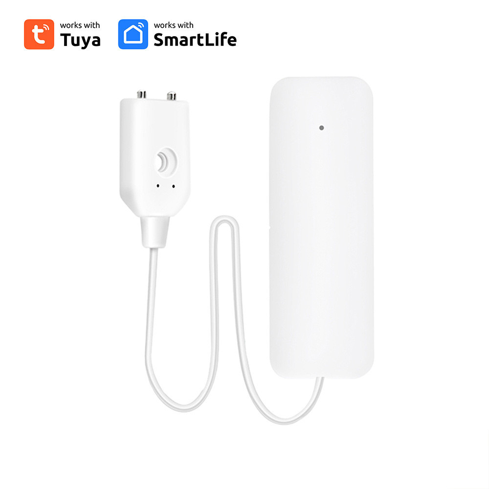 ~Tuya WiFi/ Water Leakage Alarm Smart Water Leak Sensor Detector Flood ...