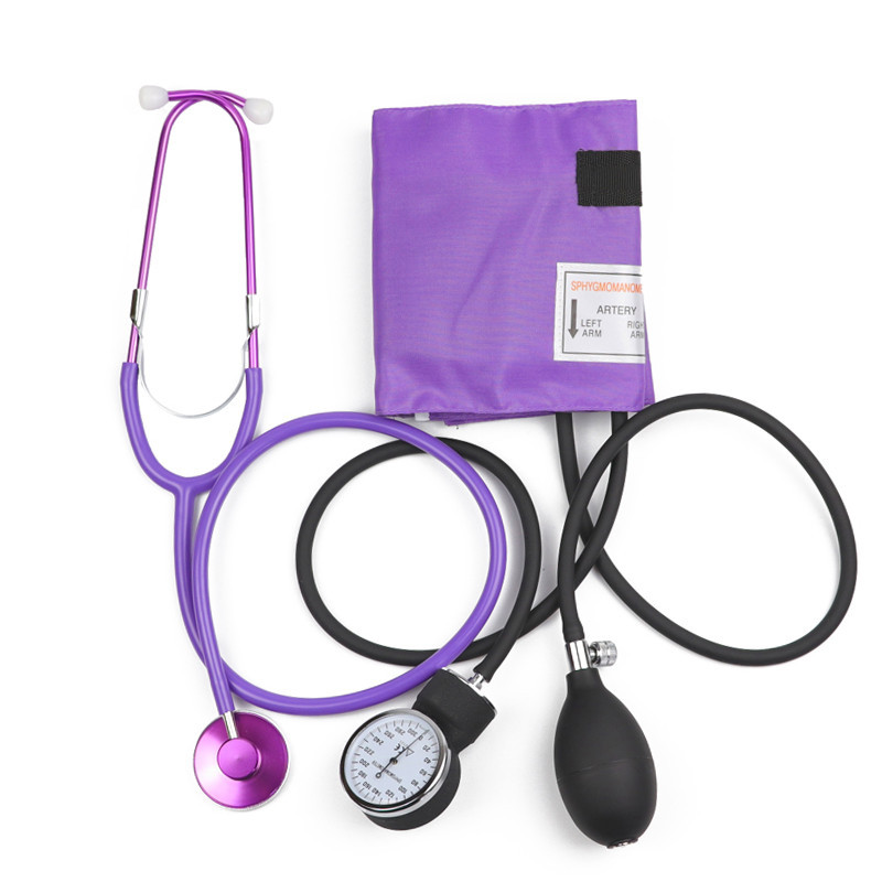 ☞Purple Blood Pressure Monitor BP Cuff Meter Adult Upper Arm Manometer ...