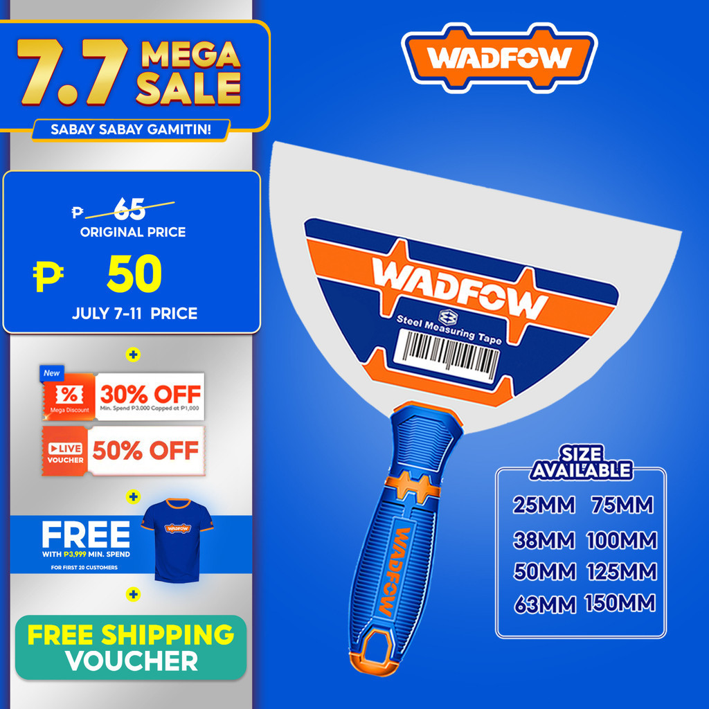 Wadfow Putty Trowel Stainless With Double Color Handle 125mm(1")-150Mm ...