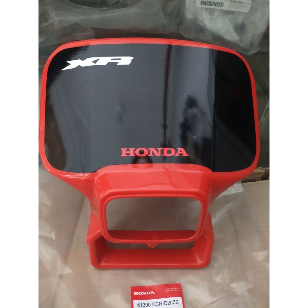 HONDA XR200 HEADLIGHT COWL RED BLACK 61300-KCN-D20ZB | Shopee Philippines