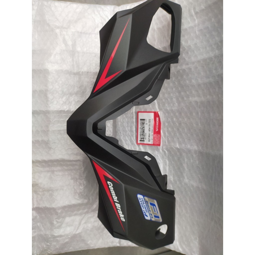HONDA BEAT FI V2 FRONT HANDLE COVER MATT BLACK 53210K81H90ZB | Shopee ...