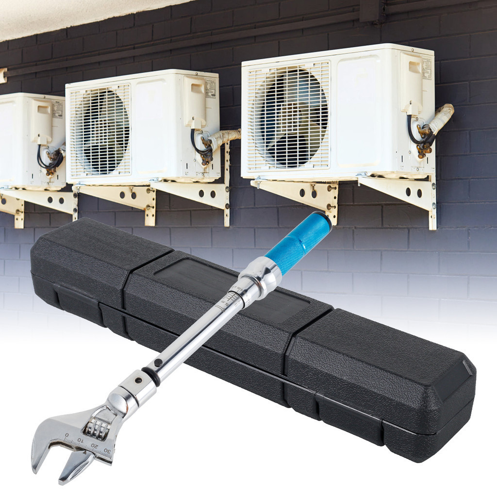 Digital Adjustable Torque Wrench Steel 5-25 NM 30mm Steel Open End ...