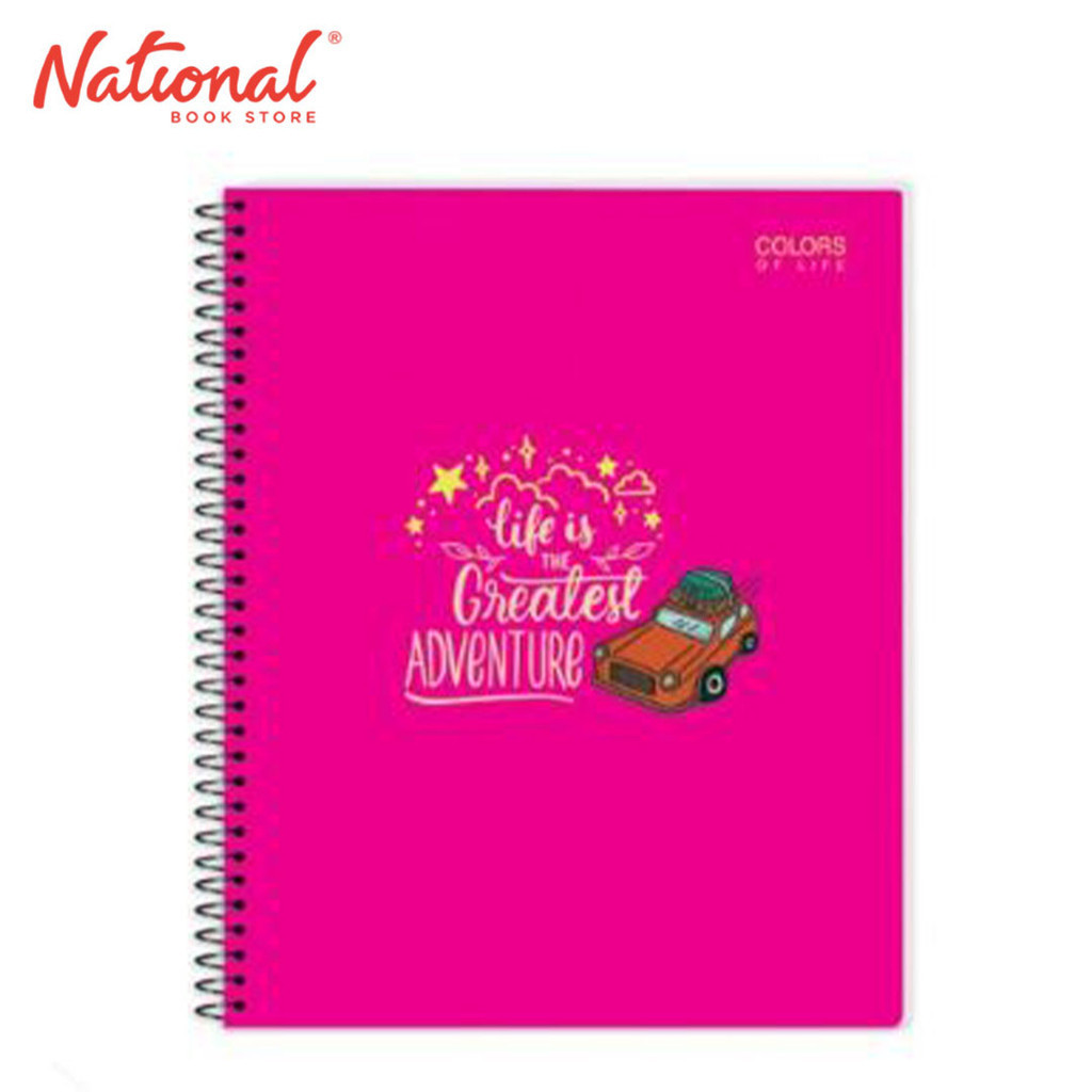 Advance Spiral University Notebook 8x10 inches 80 Sheets Colors Of Life ...