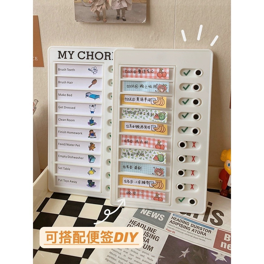 Schedule Organization Note Card Punch Card Device for Notes Daily Task ...