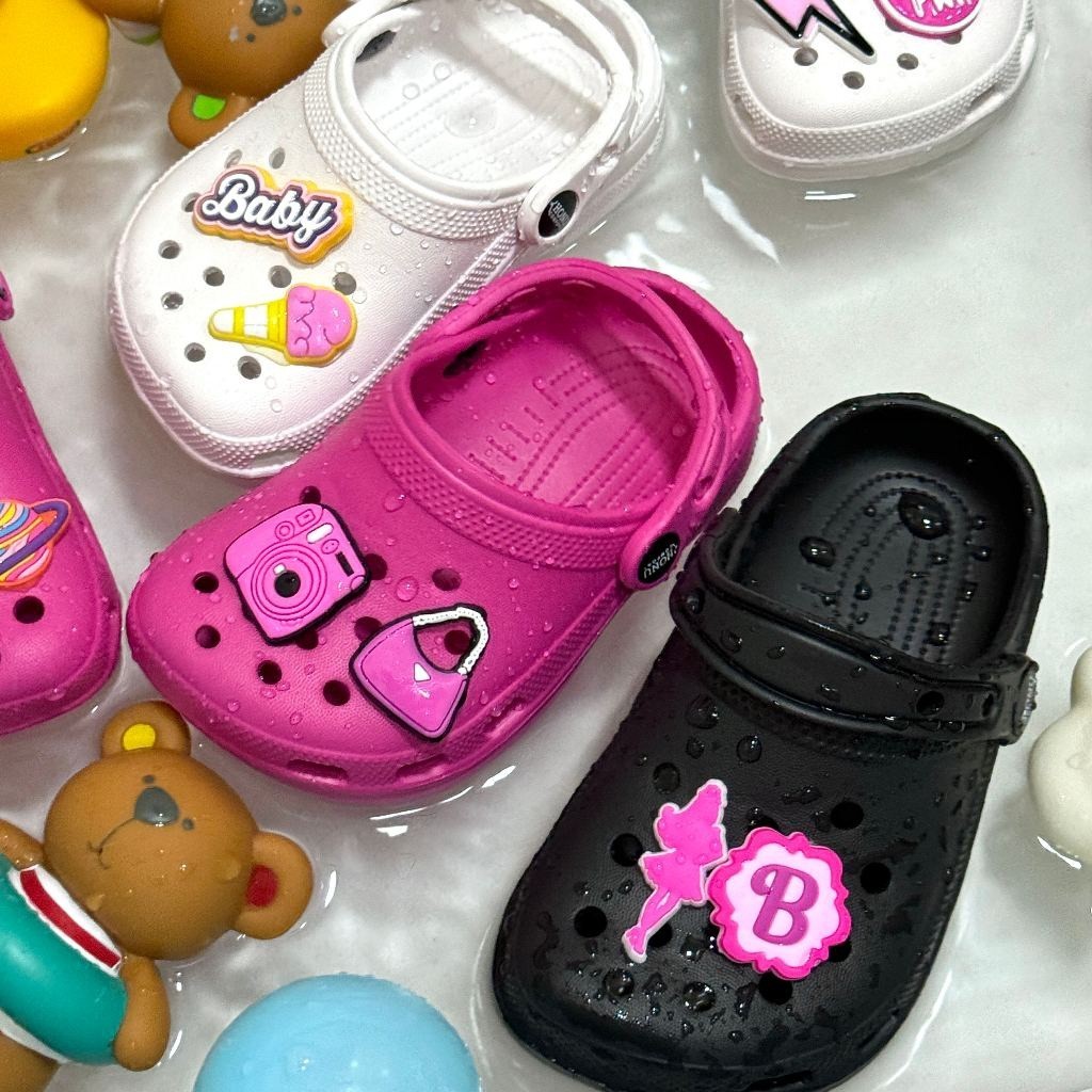 Barbie Kids Crocs Sandals Clogs Slippers For Baby Girls Boys with ...