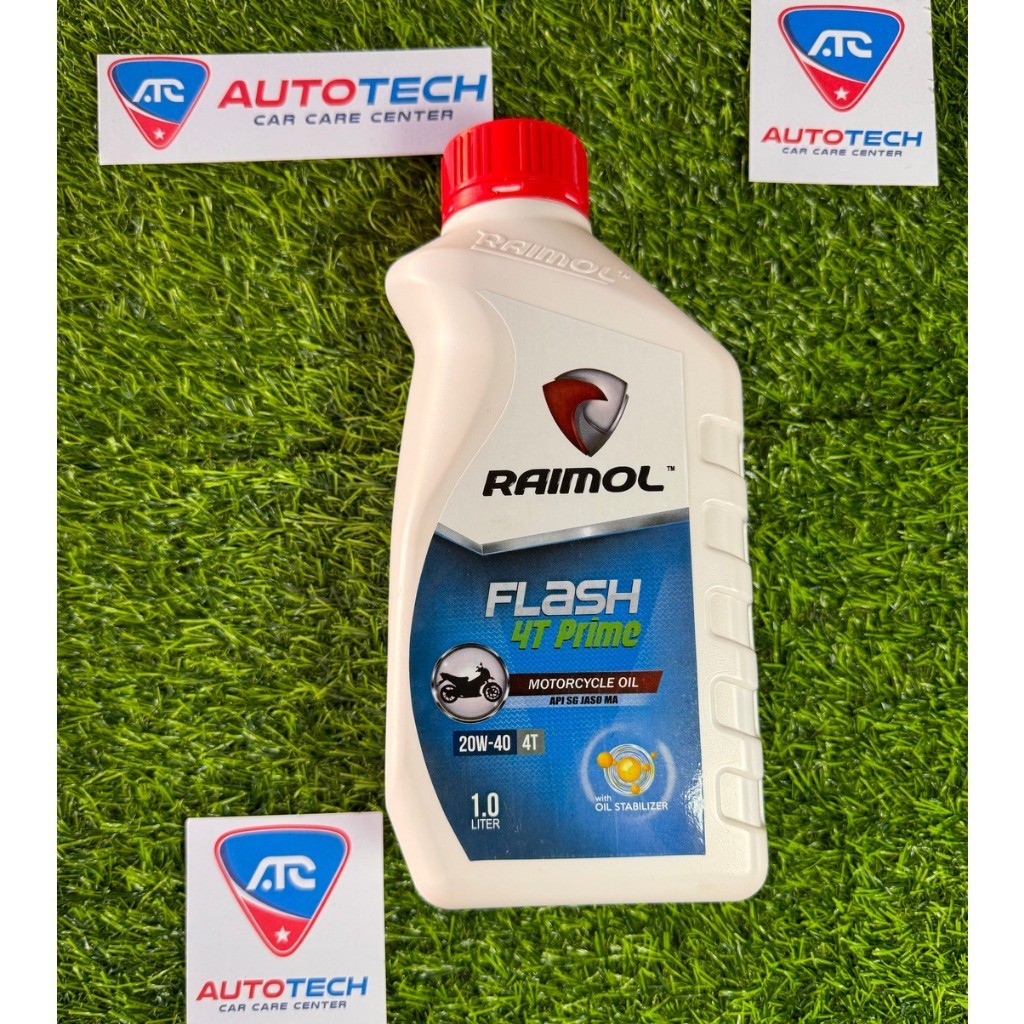 RAIMOL FLASH 4T PRIME 1L 20W40 SG CD 4 STROKE MOTORCYCLE ENGINE OIL ...