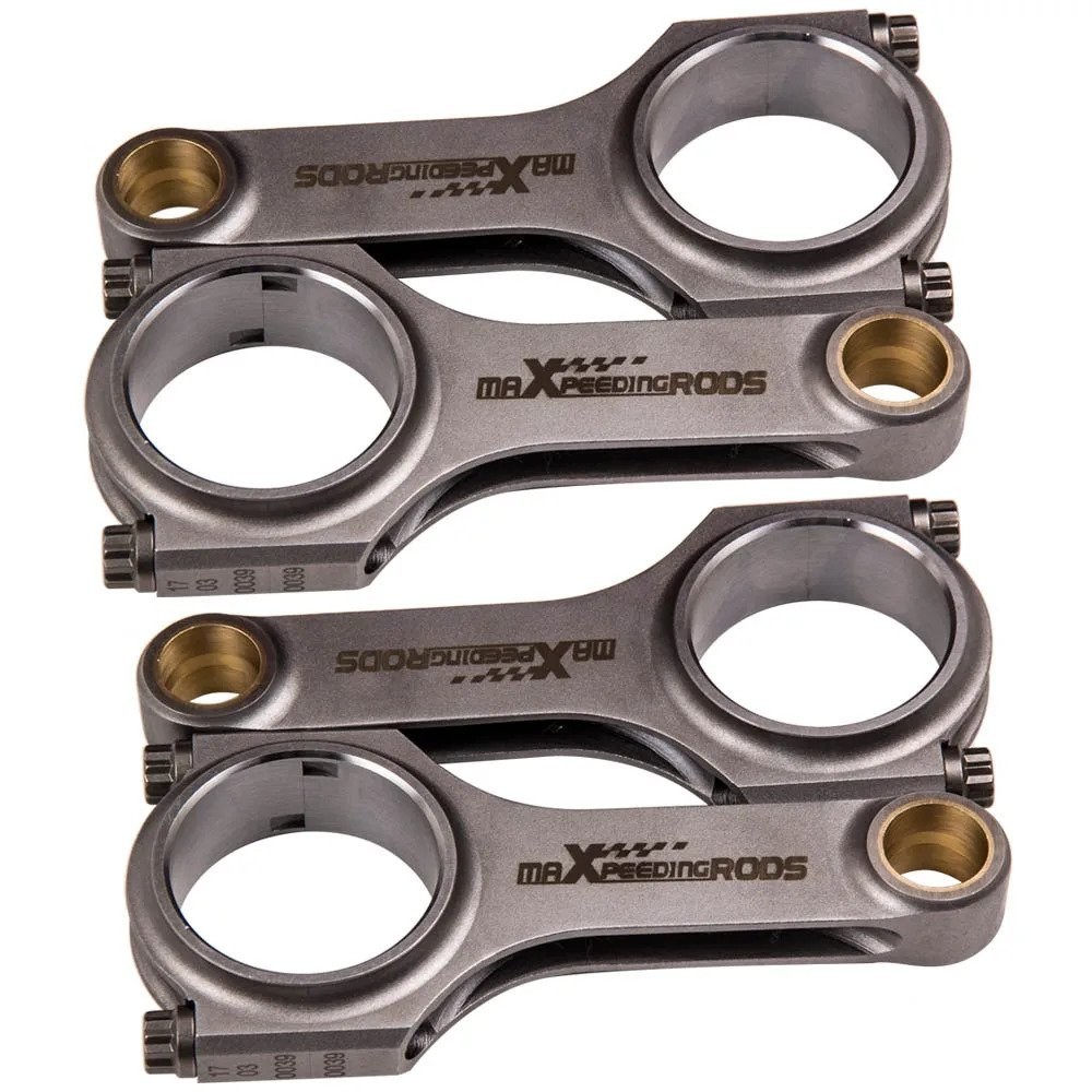 4x Forged Connecting Rods ARP2000 Bolts for BMW E30 M3 S14B23 1988-1991 ...