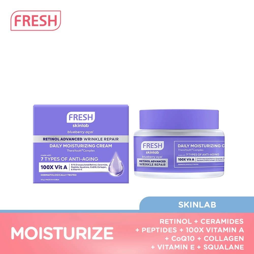 Fresh Skinlab Retinol Advanced Wrinkle Repair Daily Moisturizing Cream ...