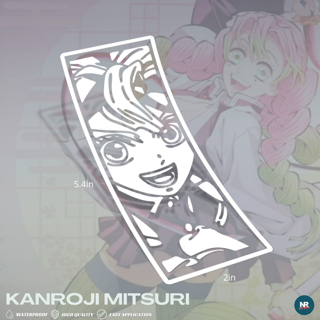 Kanroji Mitsuri Demon Slayer Kimetsu no Yaiba Vinyl Decal Anime Sticker ...
