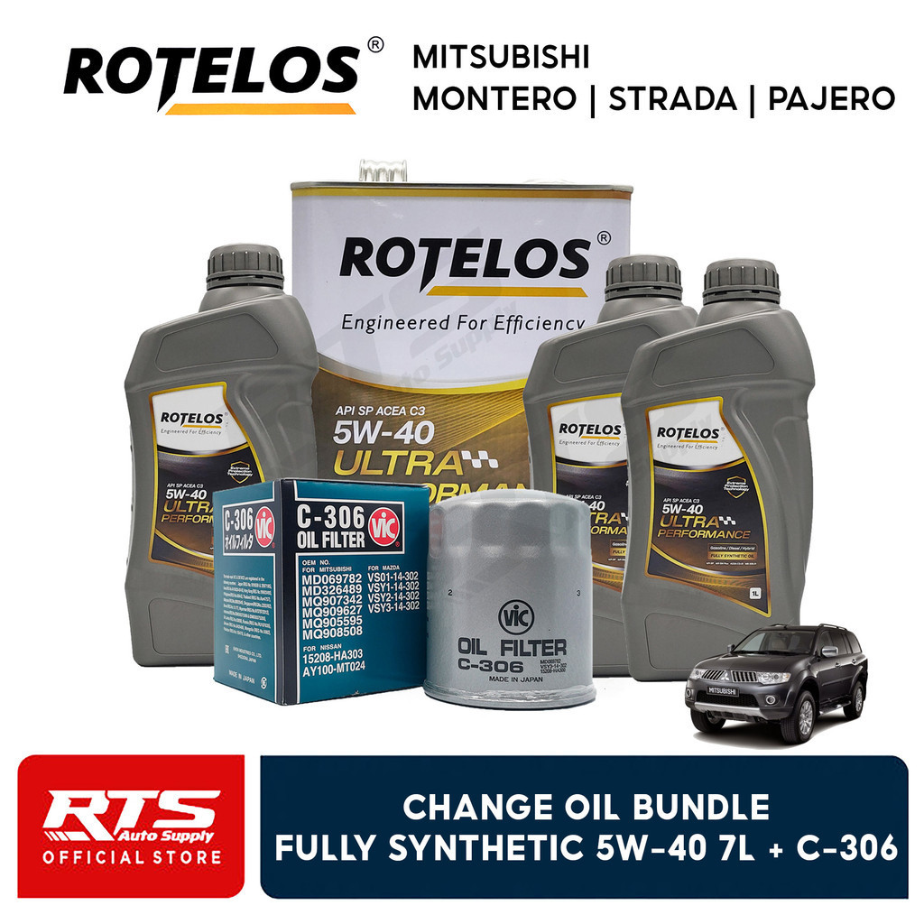 Mitsubishi Montero Strada 05-15 / Pajero 4D56 Rotelos 5w-40 Fully ...