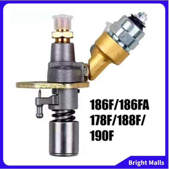 186FA Air Cooled Diesel Engine Electric Oil Pump Fuel Injection Pump ...