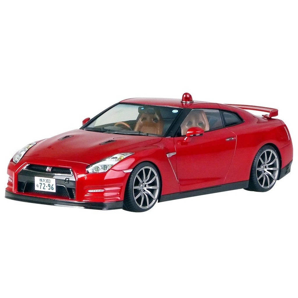 Authentic Aoshima Bunka Kyozaisha Dangerous Detective No.3 R35 GT-R 1/ ...