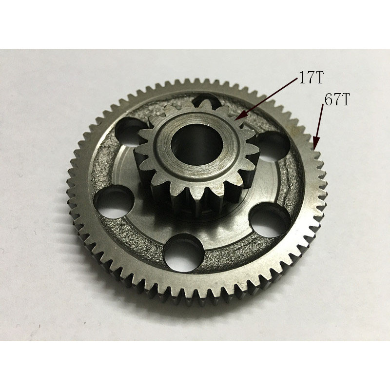 ☢Electric Starter Transition Gear Z17 Z67 for Benelli Tornado TNT899 ...