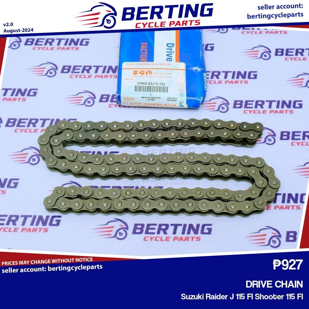 SGP DRIVE CHAIN Suzuki Raider J 115 FI Shooter 115 FI Genuine 27600 ...