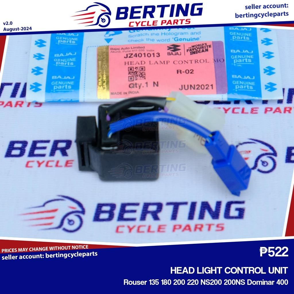 HEAD LIGHT CONTROL UNIT Rouser 135 NS200 200NS Dominar 400 Genuine ...