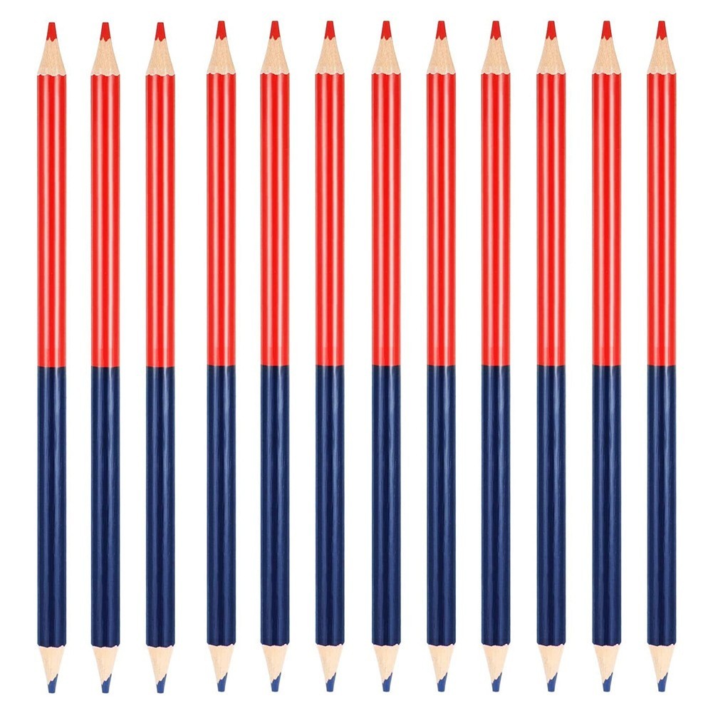 ️Checking Pencils Red and Blue Erasable Pencils Pre-Sharpened 4 HB for ...