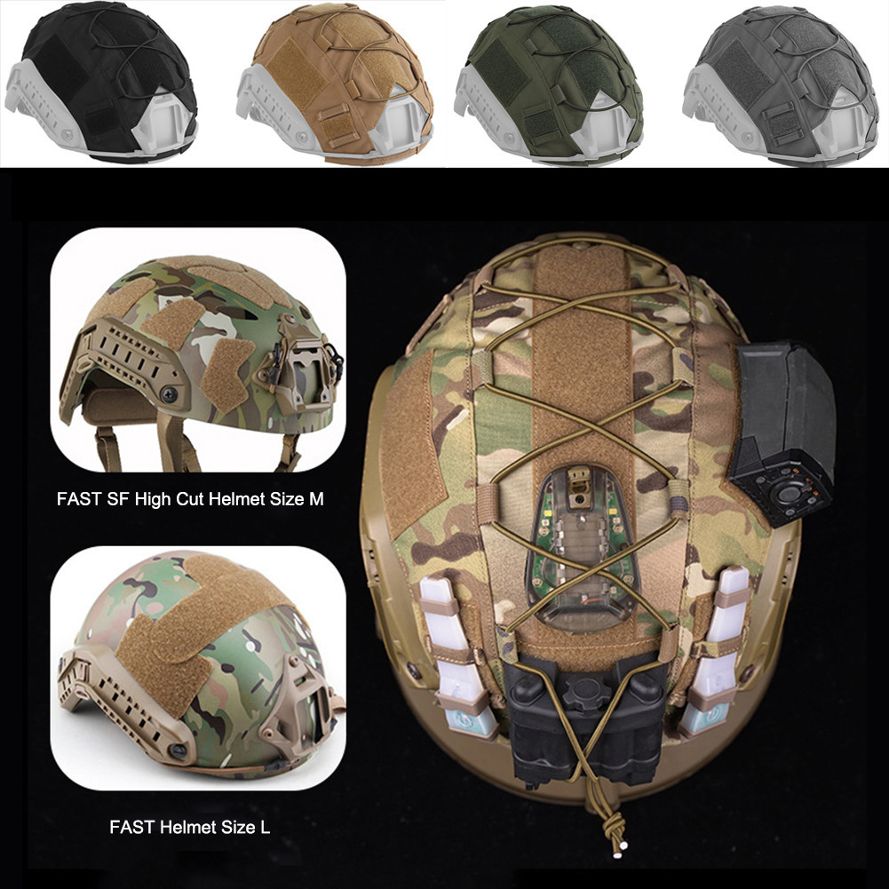 ♀Tactical Helmet Cover for Fast MH PJ BJ OPS-Core Helmet Airsoft ...