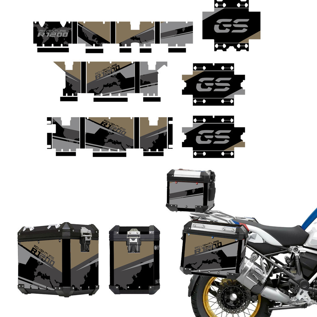 Motorcycle Aluminum Box Sticker Case for BMW Panniers 40 GS R1250GS ...