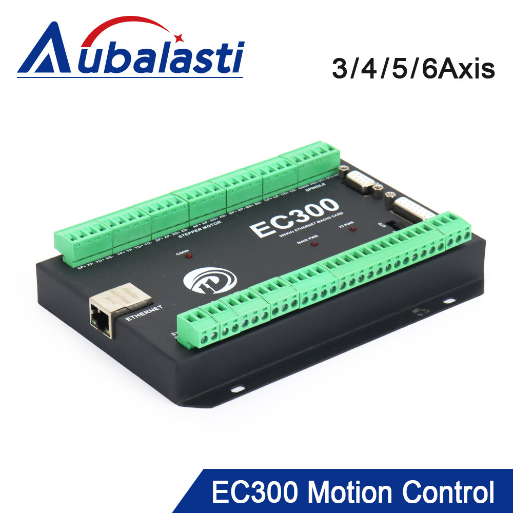♣Aubalasti EC300 USB Mach3 CNC Motion Controller NVUM Upgrade 3/4/5/6 Axis Motion Control Card f ...