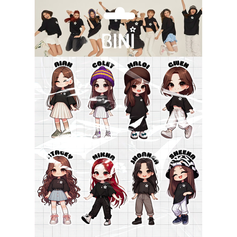 BINI Sticker Pack | Chibi BINI | Shopee Philippines