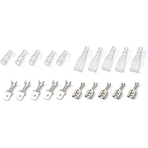 Daytona Motorcycle Flat Terminal Set for Brake Switch 187 Type 96163 ...