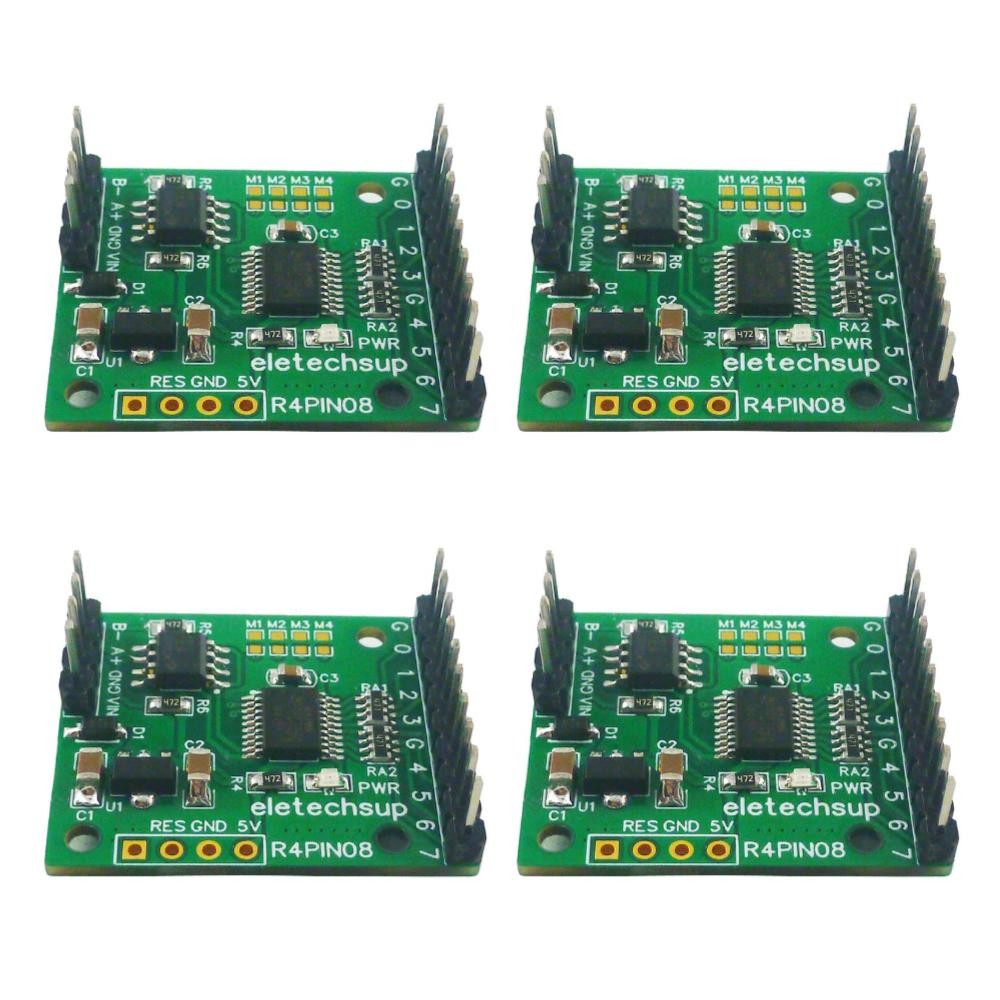 유R4PIN08 DC 5V 12V 24V 8CH Multifunction RS485 Remote IO 2.54mm Pin ...