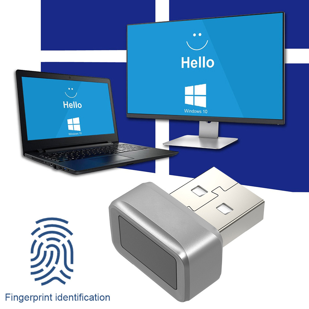 USB Fingerprint Key Reader FIDO U2F Biometric Fingerprint Scanner ...