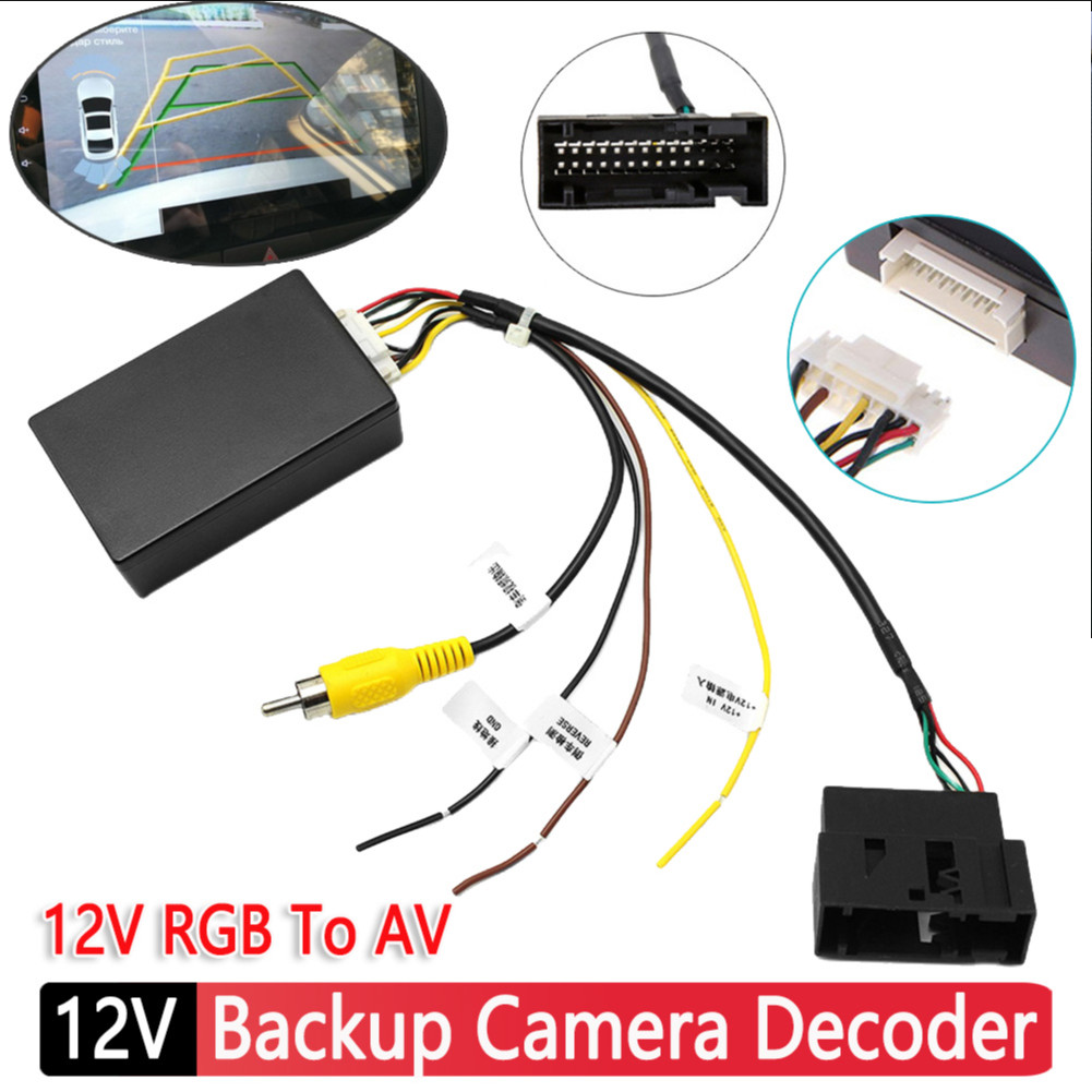 ~For VW RCD510 RNS510 RNS315 12V Parking Camera Decoder RGB To AV ...