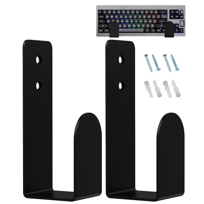 ☸Keyboard Wall Mount Acrylic Keyboard Storage Free up Desk Space Laptop ...