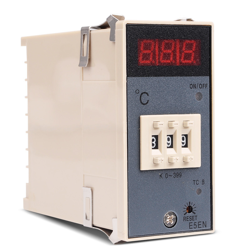 Vertical ON/OFF Digital Temperature Regulator Controller E5EN Sensor K type Input, Relay Output ...