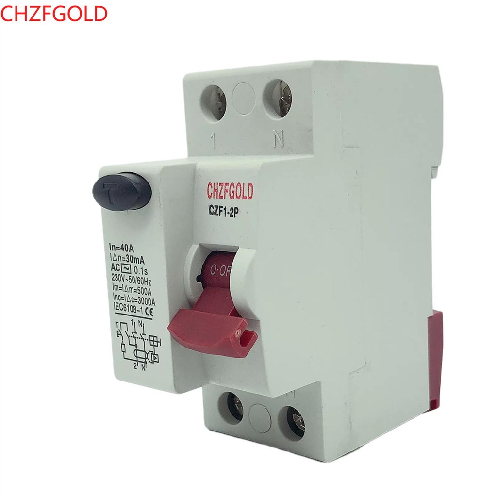 ♥DC RCCB RCD 4P 63A 30mA 300mA Type B 6KA CHZFGOLD Din Rail Earth ...