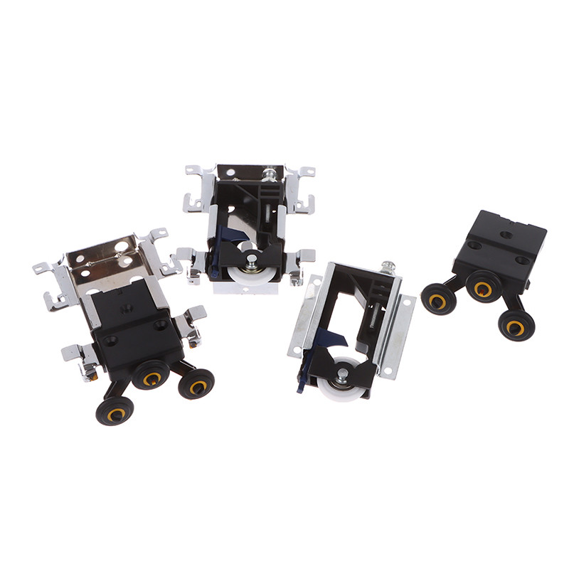 【Sliding Wardrobe Door Part Top/bottom Down Wheels/Runner/Guides Kit ...