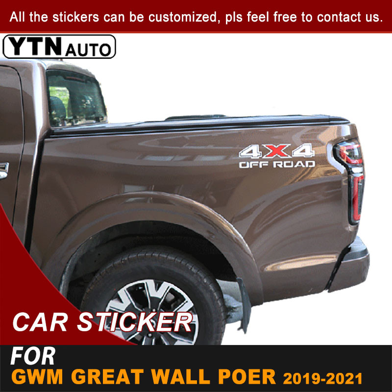 유Bed Box Car Sticker For GWM Great Wall Pao Great Wall Power 2019 2020 ...