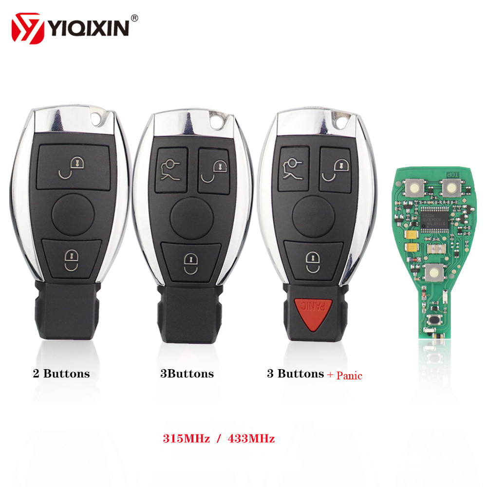유YIQIXIN Smart Remote Key 315/433MH For Mercedes Benz A B C E S Class ...