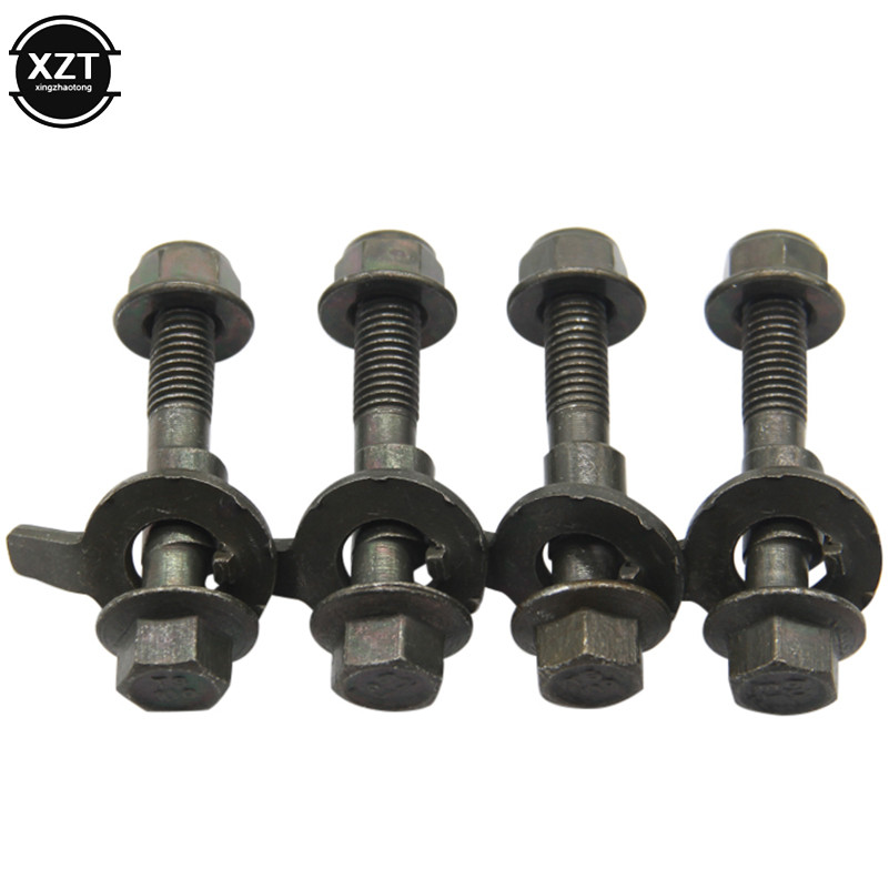 ⓥ4pcs 12-17mm Wheel Alignment Camber Adjustment Screw Bolt Kit Cam Bolt ...