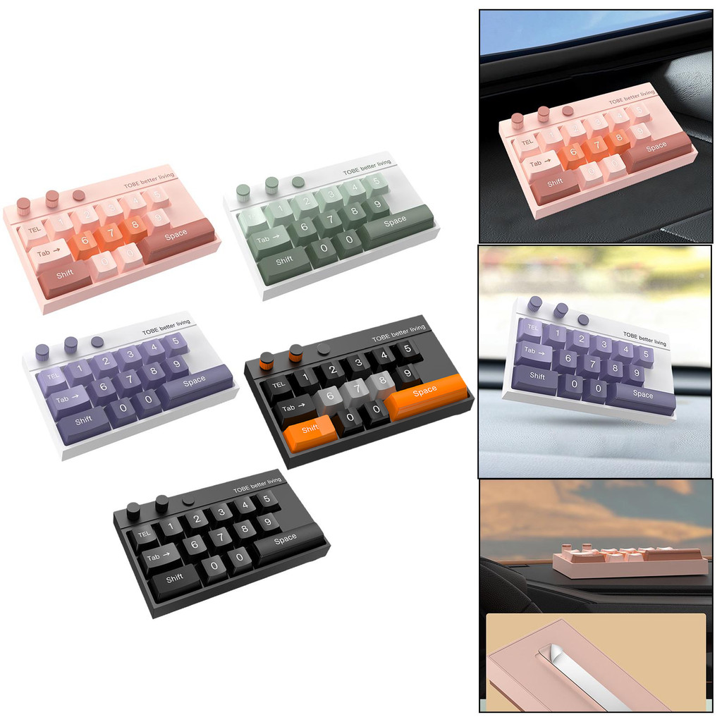 ☆Temporary Parking Number Plate Small Mechanical Keyboard Shape Stop ...