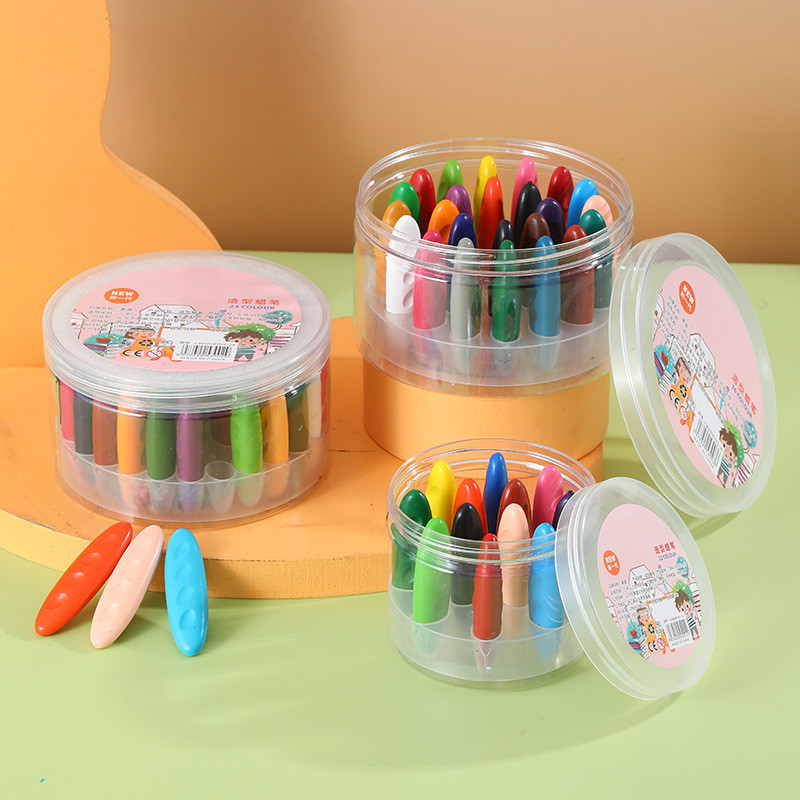12/24/36Colors Plastic Crayons for Kids Do Not Dirty Hands Washable ...