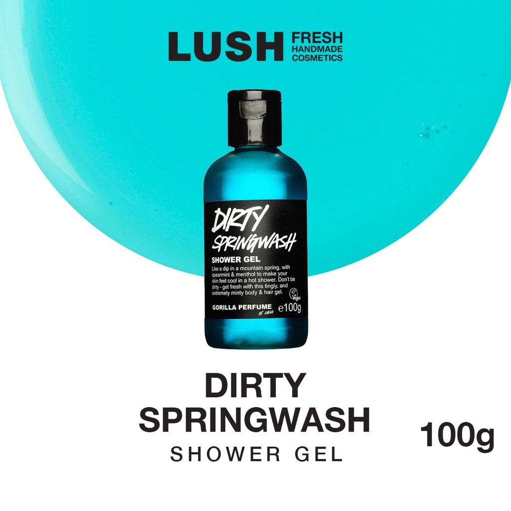 LUSH Dirty Springwash Shower Gel (Refreshing) (Energizing) | Shopee ...