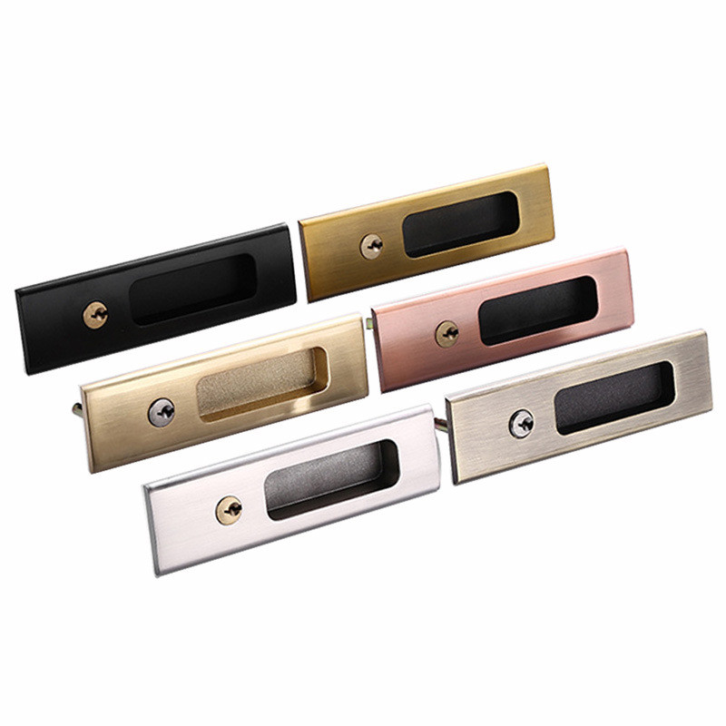 Inset Sliding Cupboard Cabinet Door Pull Handle Flush Fit Recessed ...