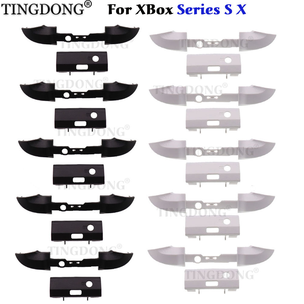 ღ10 Sets White Black RB LB Bumper Button for XBox Series S X Controller ...