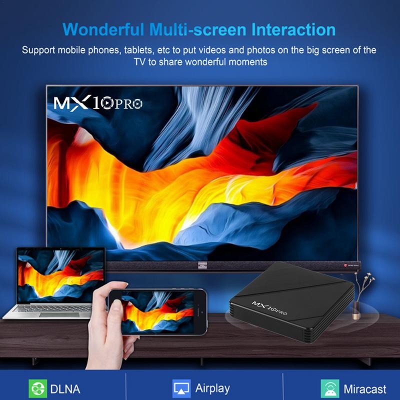 4K TV Box TV Box 4K HD Dual WiFi Support Streaming Devices Fast Video ...