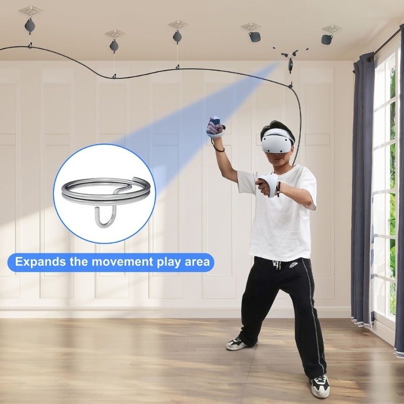 ☛Noise Damper-Silent VR Cable Management Pulley System High Quality ...