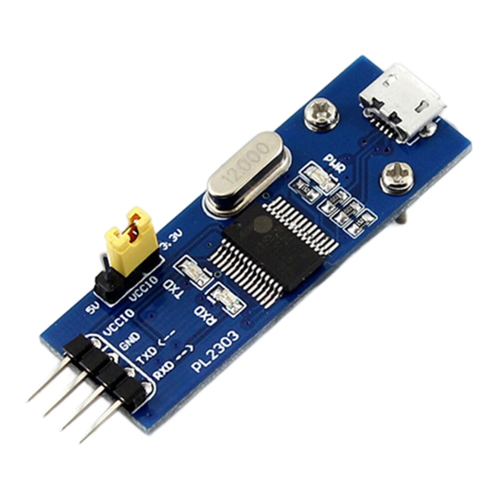 Pl2303 Usb To Uart Module Micro B Serial Communication Module 3led Usb To Serial Adapter Usb To