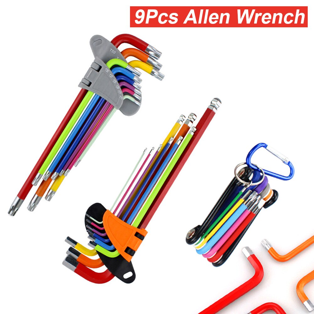 Multi size Allen Key Set Hex Wrench Screwdriver Set Colour Hexagon ...