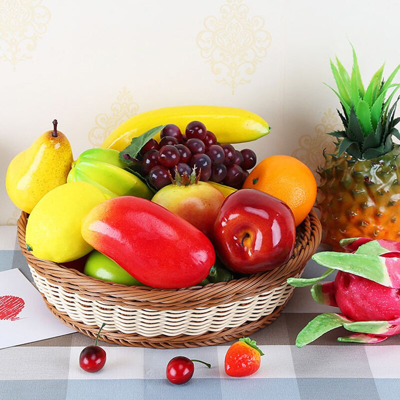 Artificial Fake Fruit Home Decoration Simulation Apple Ornament ...